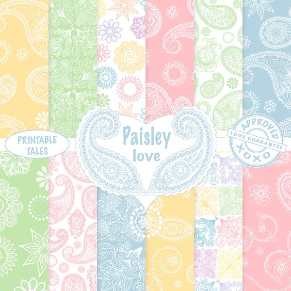 Mehndi Paisley - Etsy