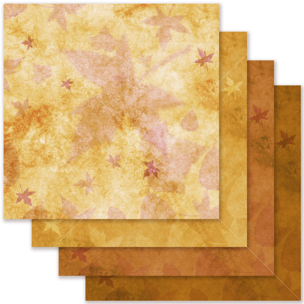 Autumn Background Papers With an Grungy Look. Fall Season - Etsy