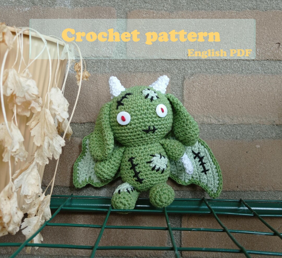 Crochet Zombie Demon Pattern, Amigurumi, Halloween Zombie Demon Plushie ...