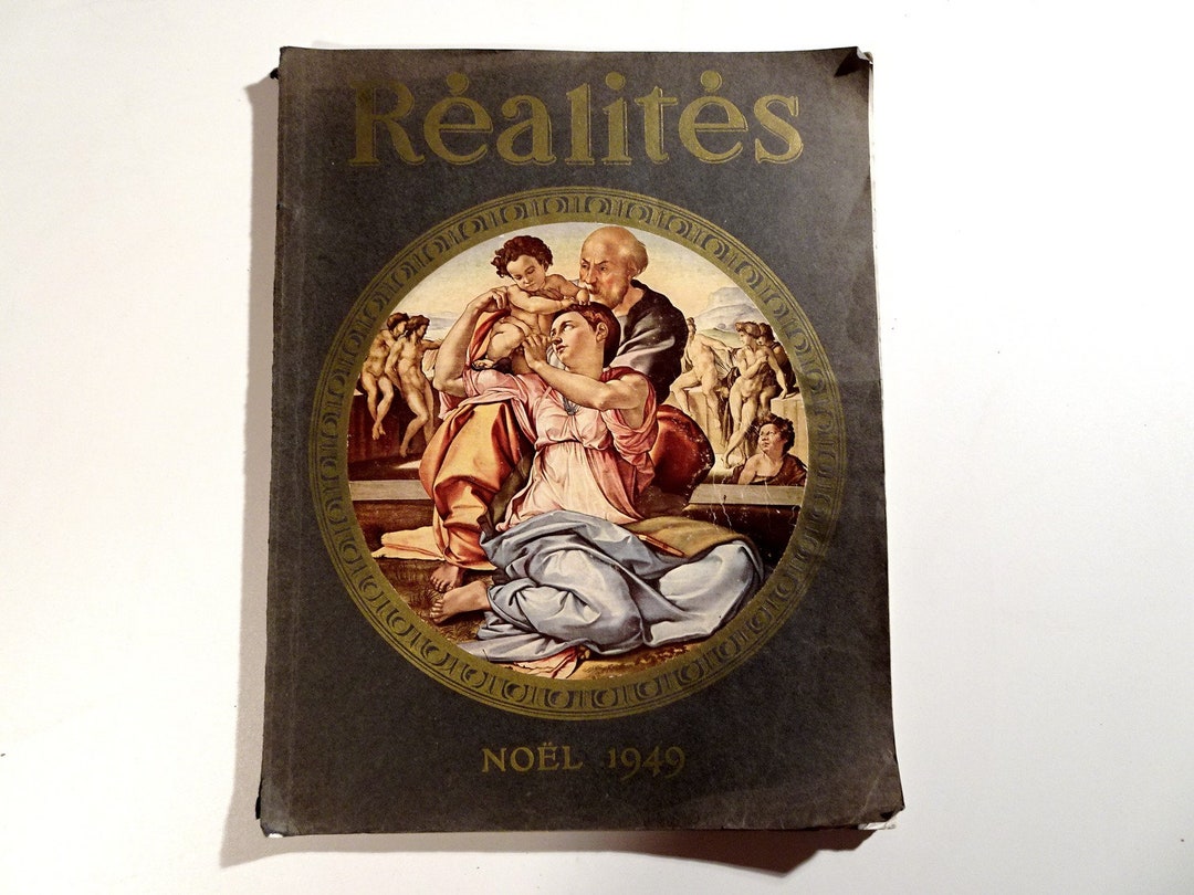 Vintage 1949 French Magazine "realités" With Practical Life, Fashion ...