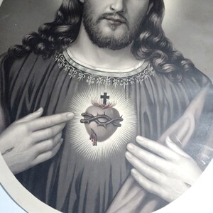 Large Vintage Portrait of Jesus-christ. Religious Wall Decor. - Etsy