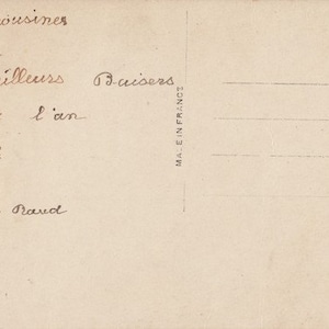 Vintage French Romantic Lovers Post Card .couple Postcard.belle Epoque ...