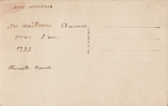 Vintage French Romantic Lovers Post Card .couple | Etsy