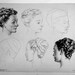 Vintage Original Drawing Portrait Print. Learn to Draw Print. the ART ...