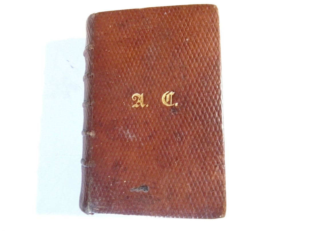 Antique 1800S French Roman Parishioner With Monogram AD . Religious ...