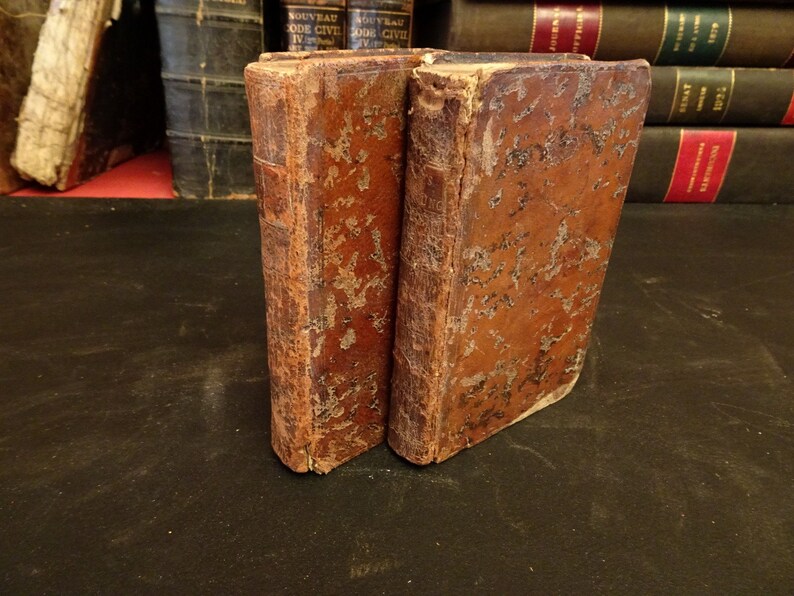 Antique 1808 Edward Young Poetry Book. Translated Into French - Etsy