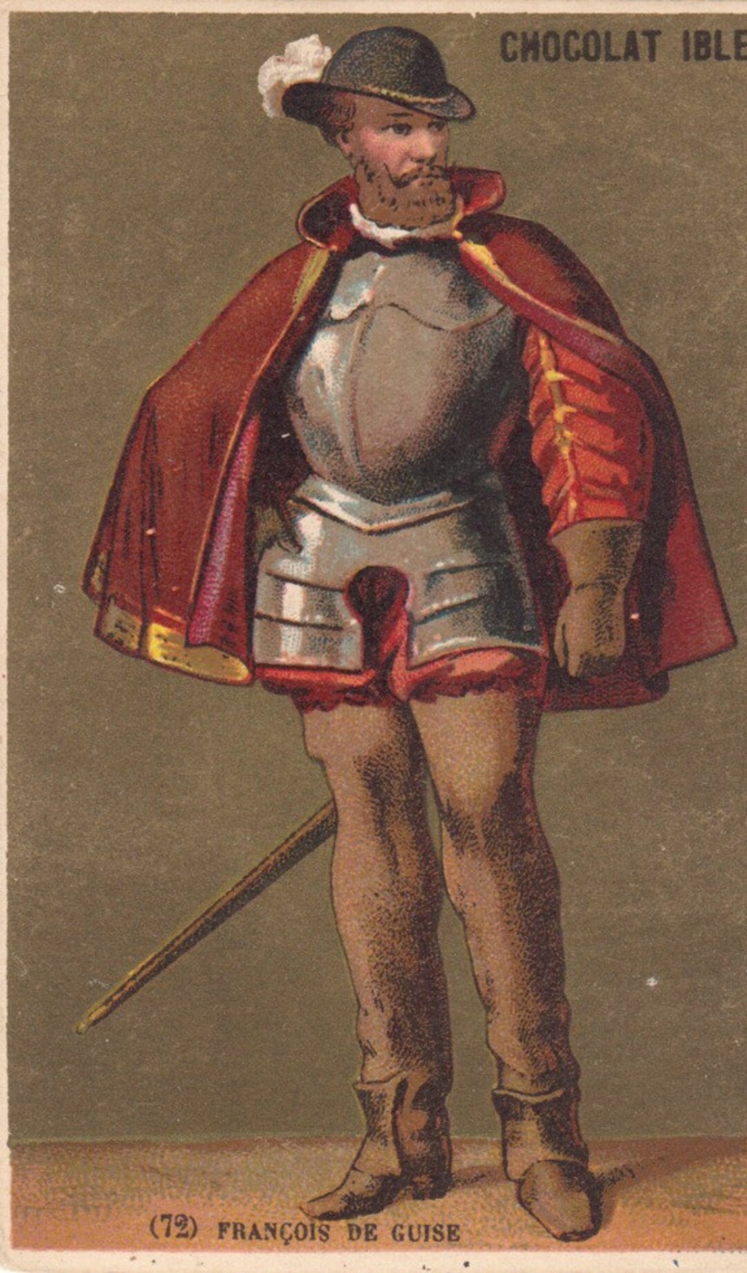 Francois De Guise. Trade Card. Chromolithograph Trade Card. 1880 ...