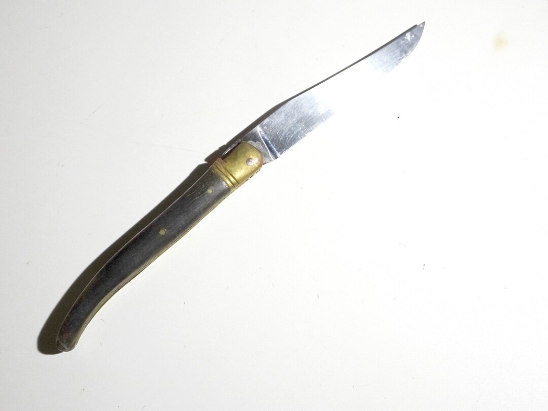 Veritable Vintage LAGUIOLE French Horn and Steel Pocket Knife. Vintage ...