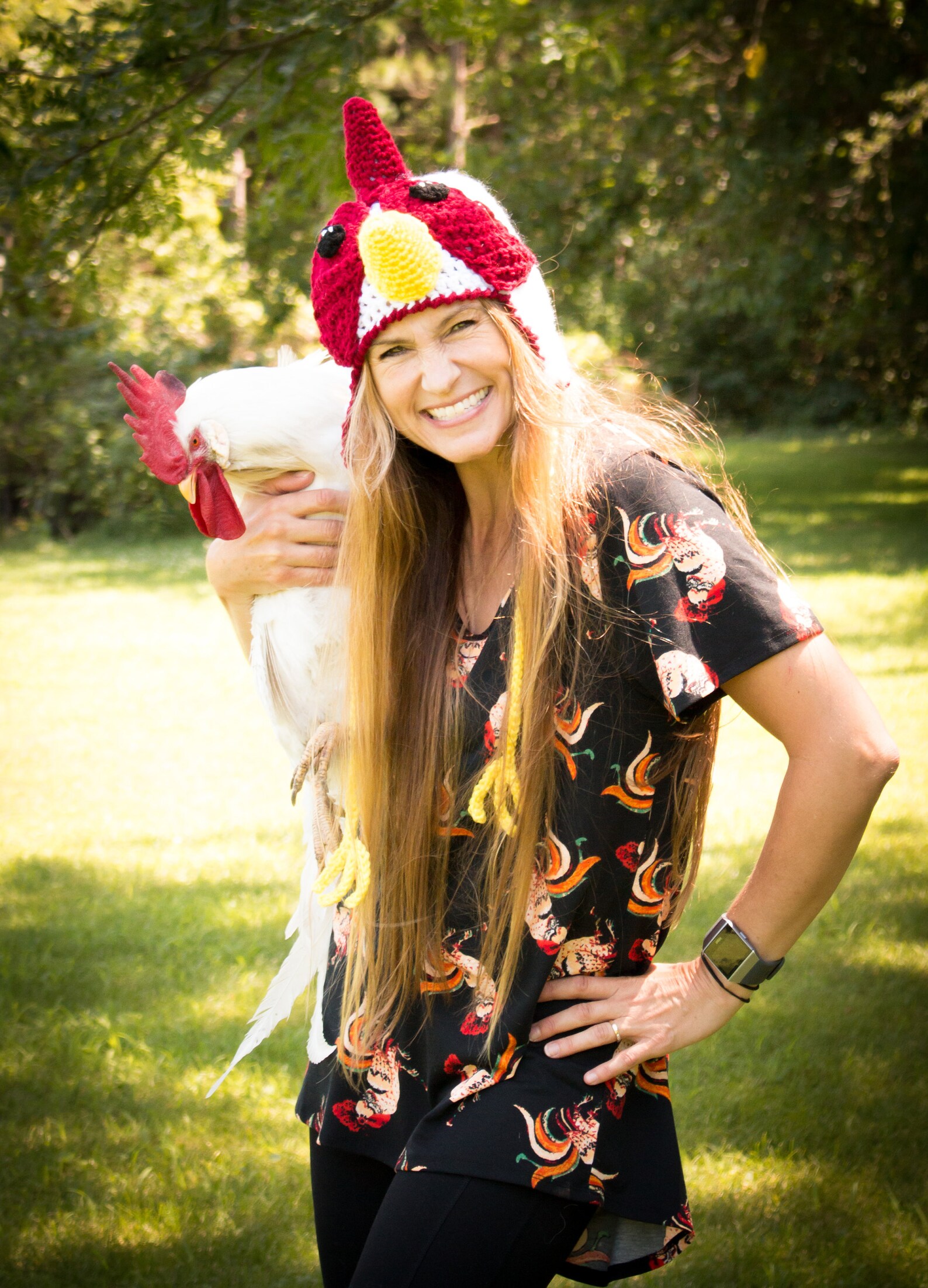 Rooster Hat Crochet PATTERN DIGITAL PDF Chicken Hat Pattern | Etsy