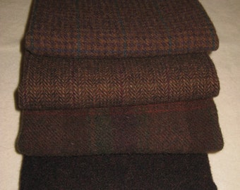 Plaid wool fabric | Etsy