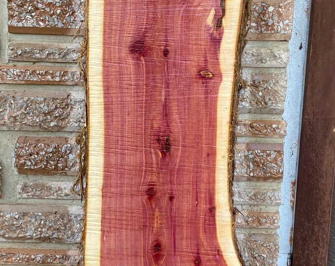 Live Edge Red Cedar Slab/ Red Cedar Wood/ Live Edge Tabletop/ Live Edge ...