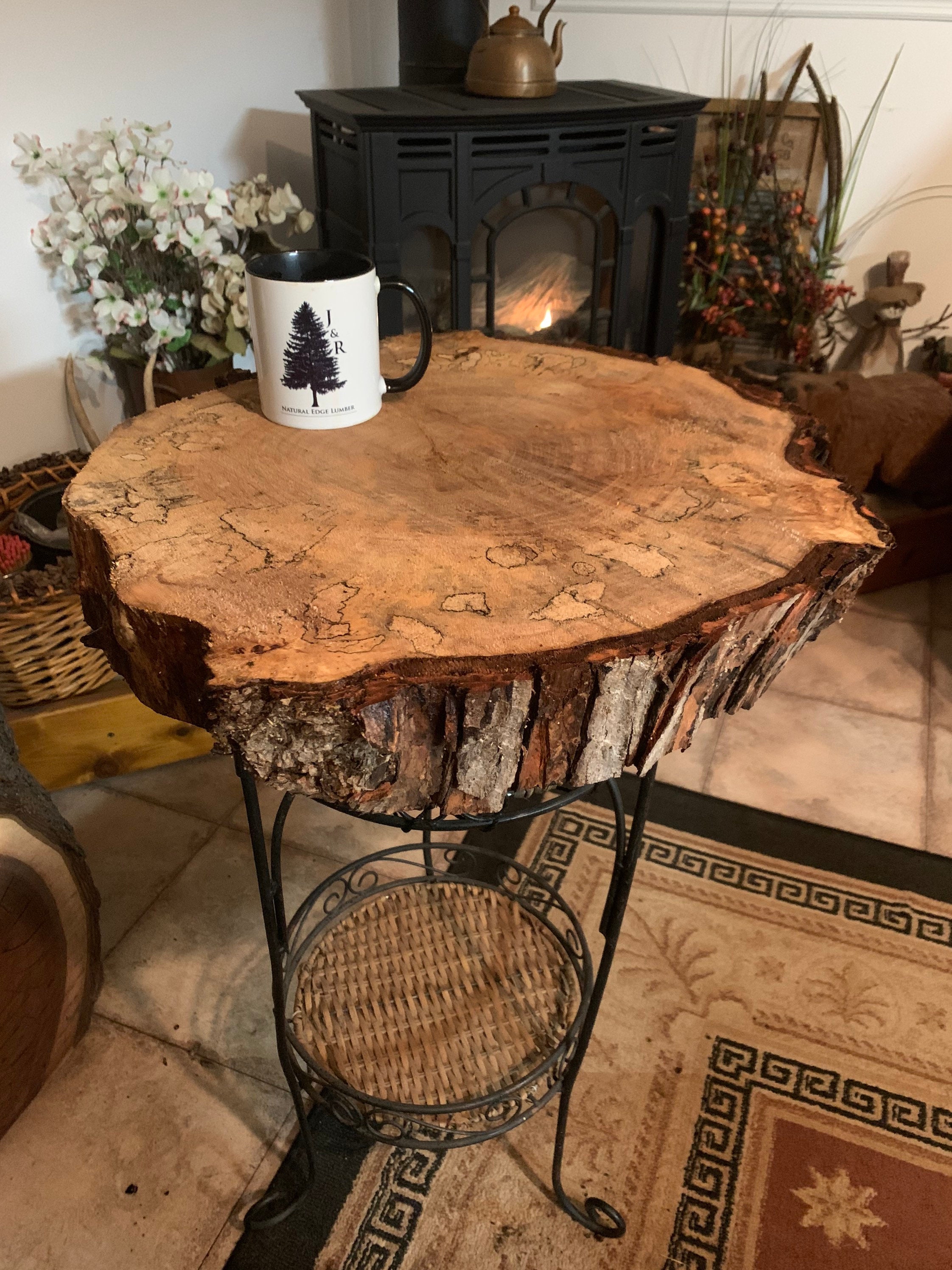 Materials Woodworking & Carpentry Home & Hobby J&R Spalted Live Edge ...