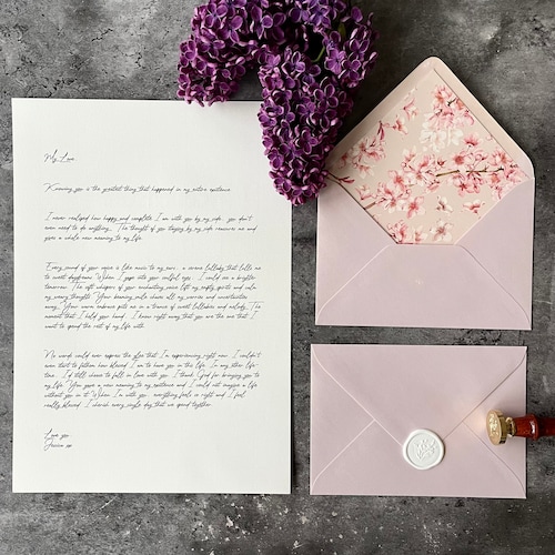 Love Letter Stars Personalised Gift Present Wax Sealed - Etsy