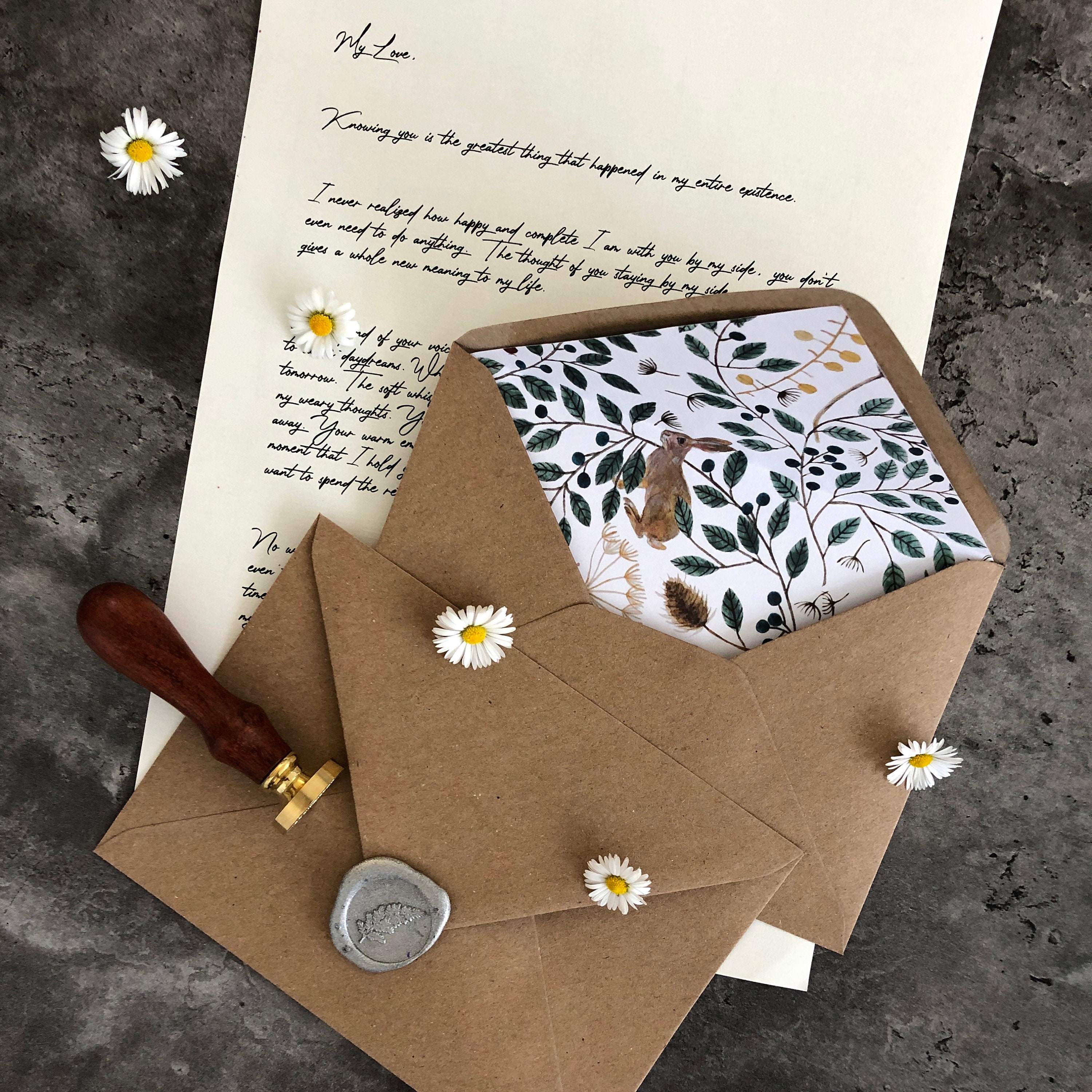 Love Letter Personalised Gift Present Wax Sealed for - Etsy UK