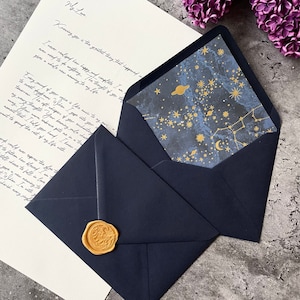 Love Letter | Stars | Personalised Gift Present | Wax Sealed | for ...