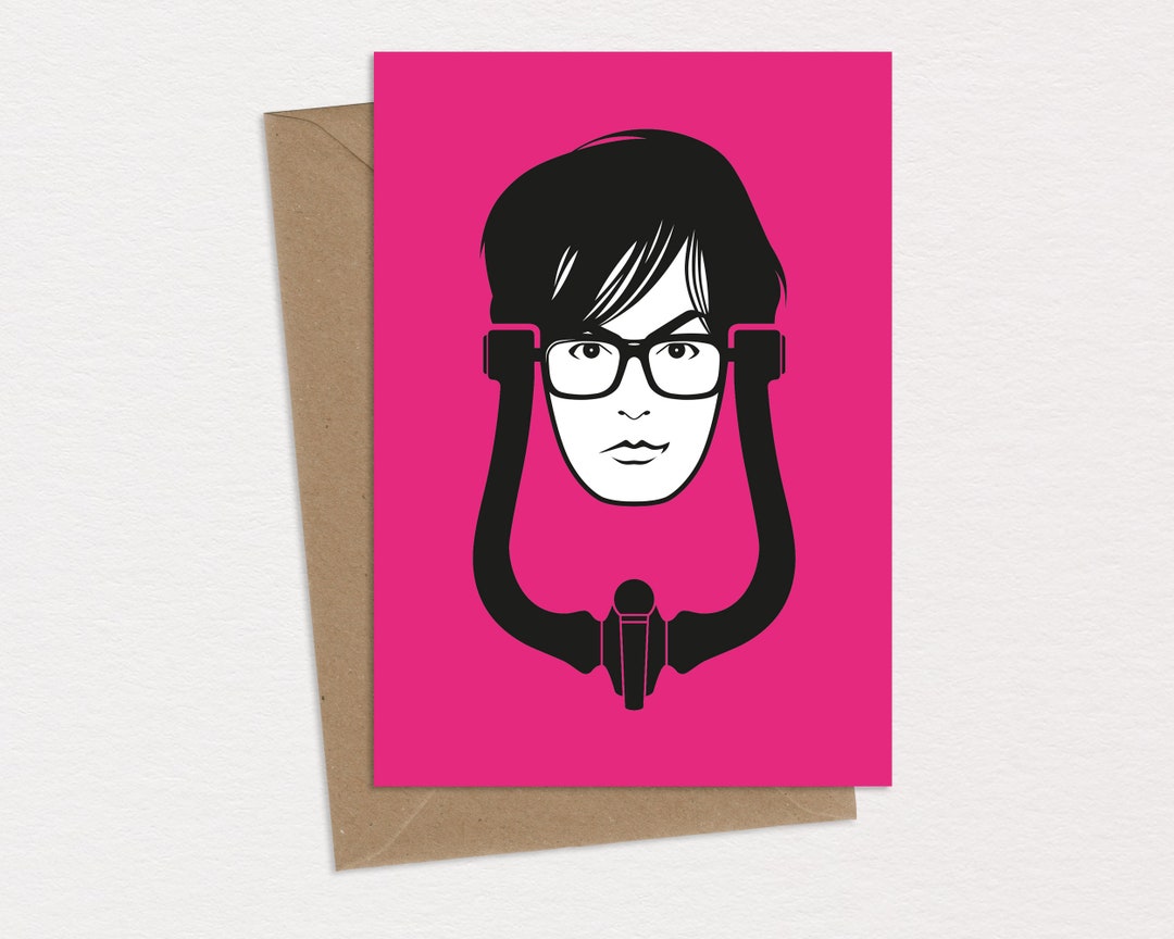 Jarvis Knocker (AKA) Jarvis Cocker Pulp Birthday Card Greeting Card ...