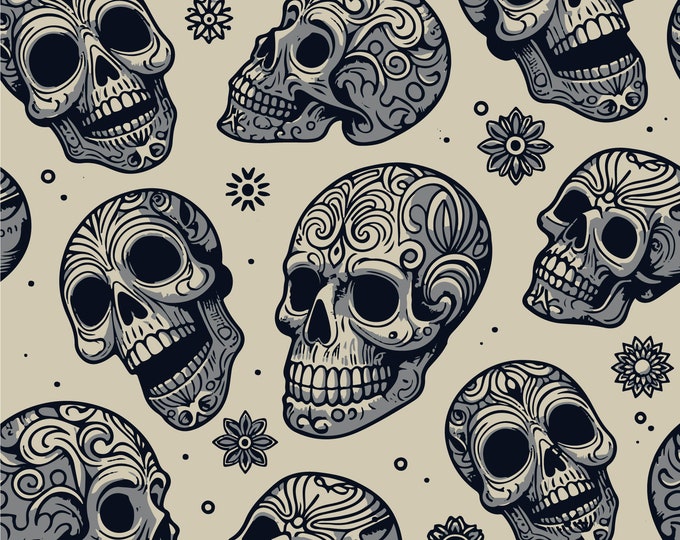 Skull Pattern - Etsy UK