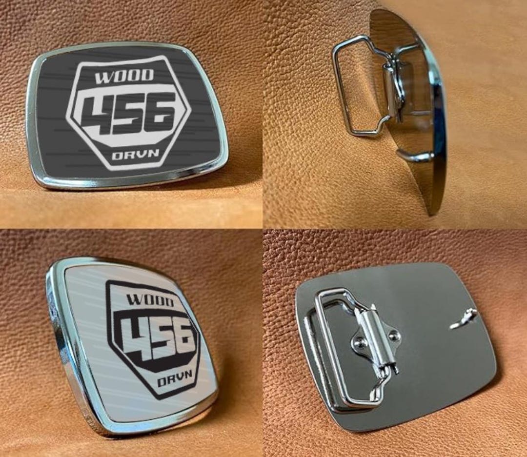 Custom Silver Belt Buckle With Racing Name Number Motocross Racing Go ...