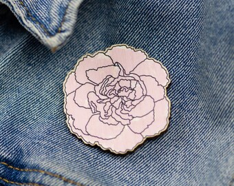 Carnation Brooch - Etsy