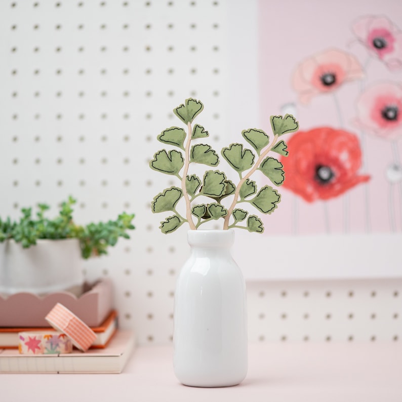 Wooden Leaves - Fan Fern Leaves - Etsy