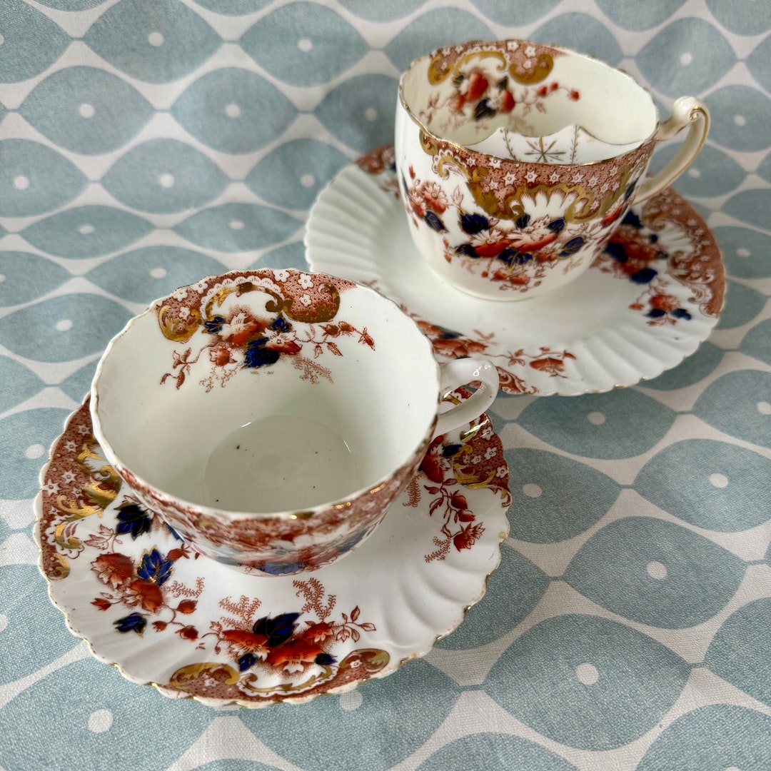 Antique Moustache Cup and Plate, Large Breakfast Cup Size, or Teacup ...