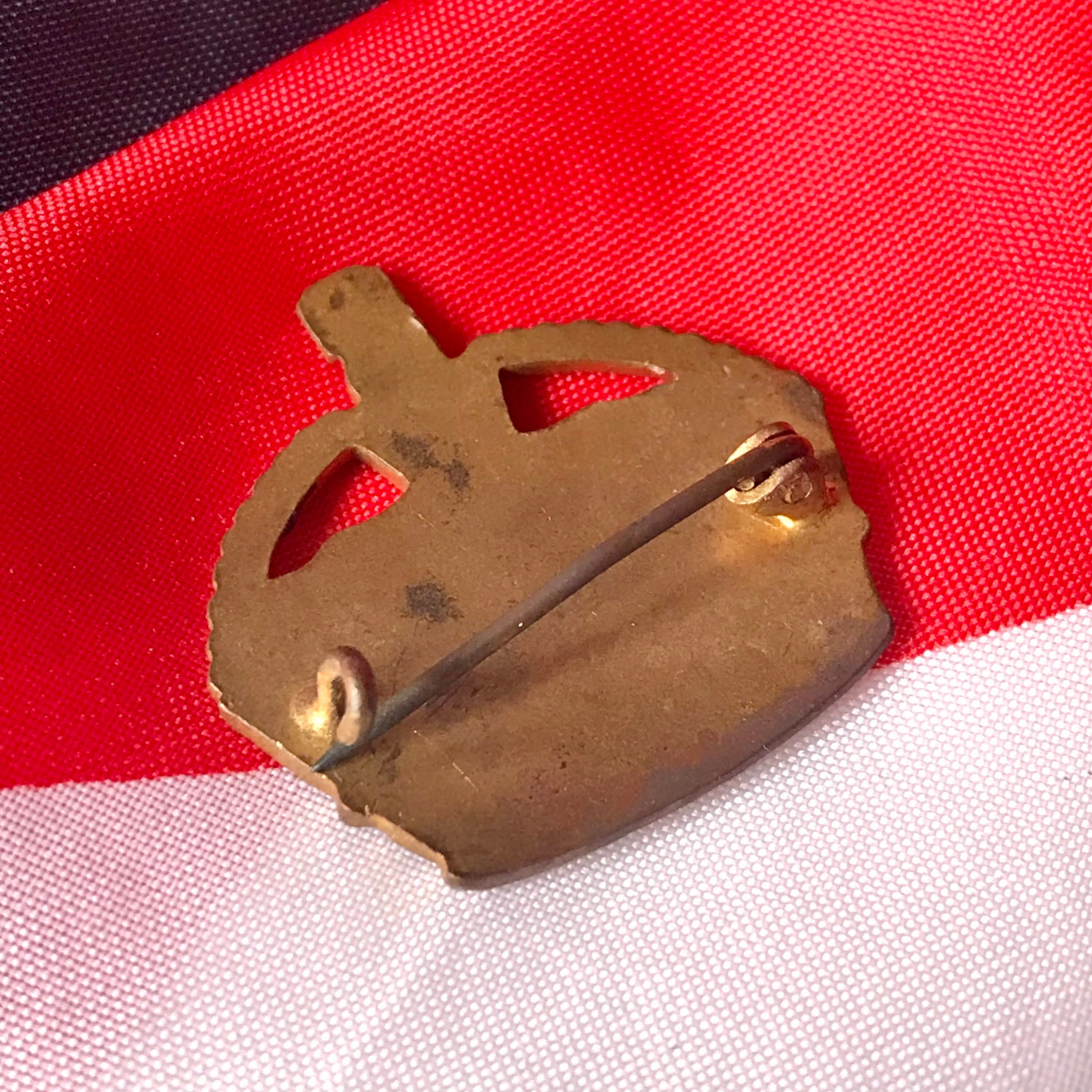 Vintage 1930s Enamel Royal Crown Pin Brooch, Lapel Badge. Choice of 2 ...