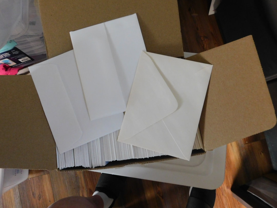 Envelopes Invitation A2 Destash Box of 262 Some Ivory Rest White - Etsy