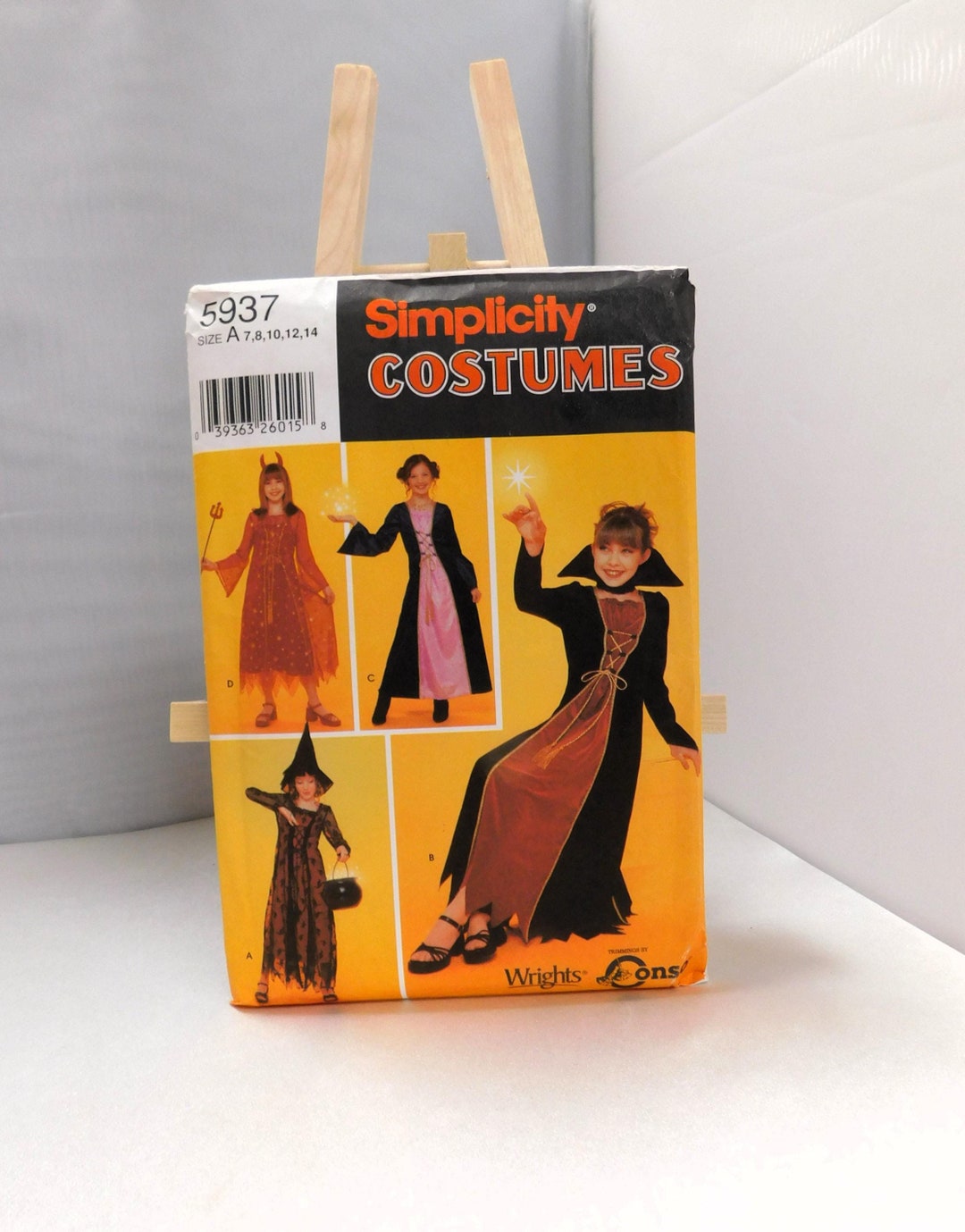 Simplicity S5937 Costume Sewing Pattern: Witch, Devil, Renaissance ...