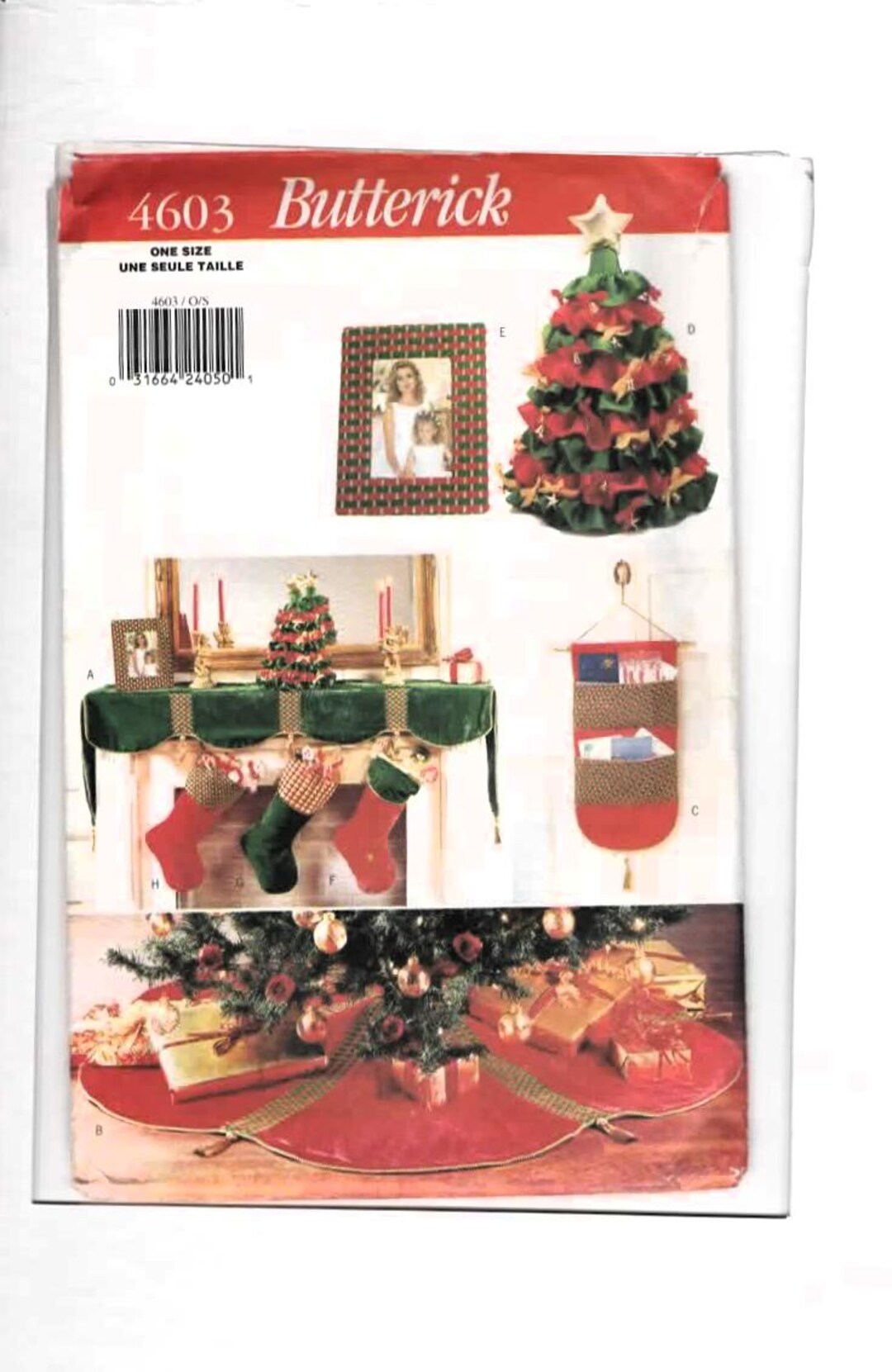 Butterick 4603 Sewing Pattern CHRISTMAS Home Items Uncut - Etsy