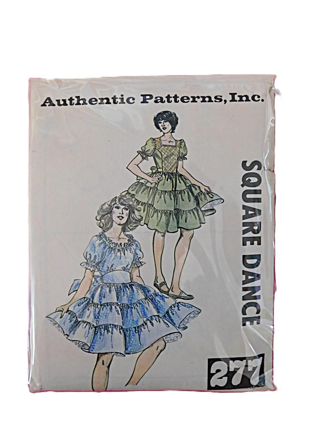 Authentic Pattern 277 Rare Vintage Square Dance Dress Pattern Size 12 ...