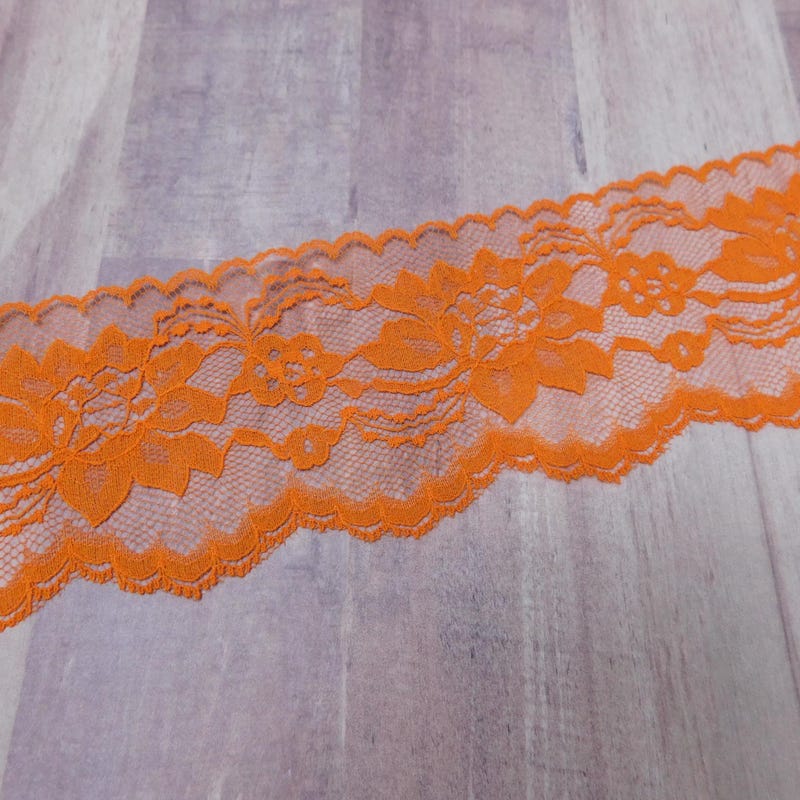 Orange Lace Fabric Trim - Etsy