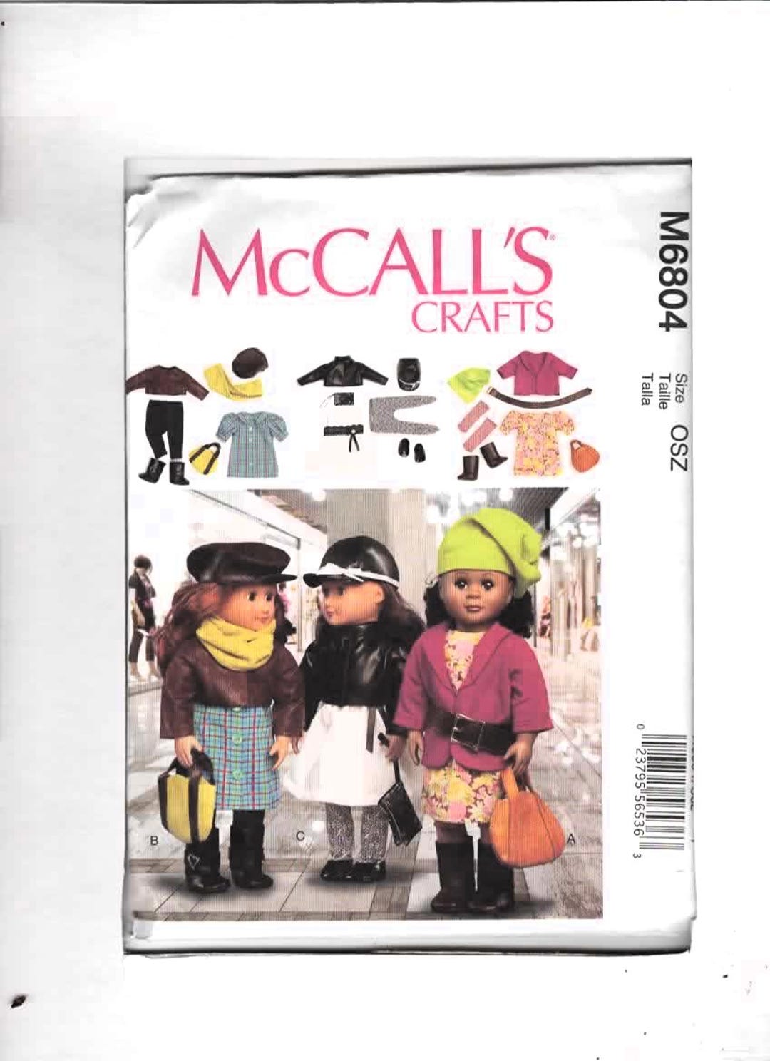 DOLL CLOTHES Mccall's M6804 Sewing Pattern, 18" Doll, Uncut - Etsy
