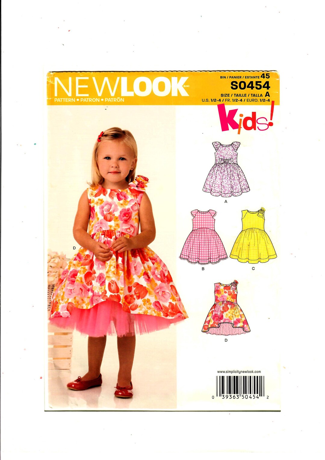 NL S0454 Little Girls Evening Wedding Formal Party Dress Size A 1/2-4 ...