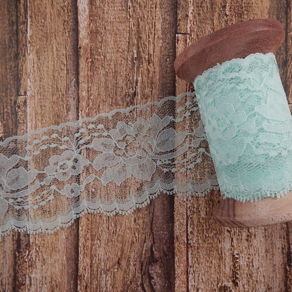 Mint Lace - Etsy
