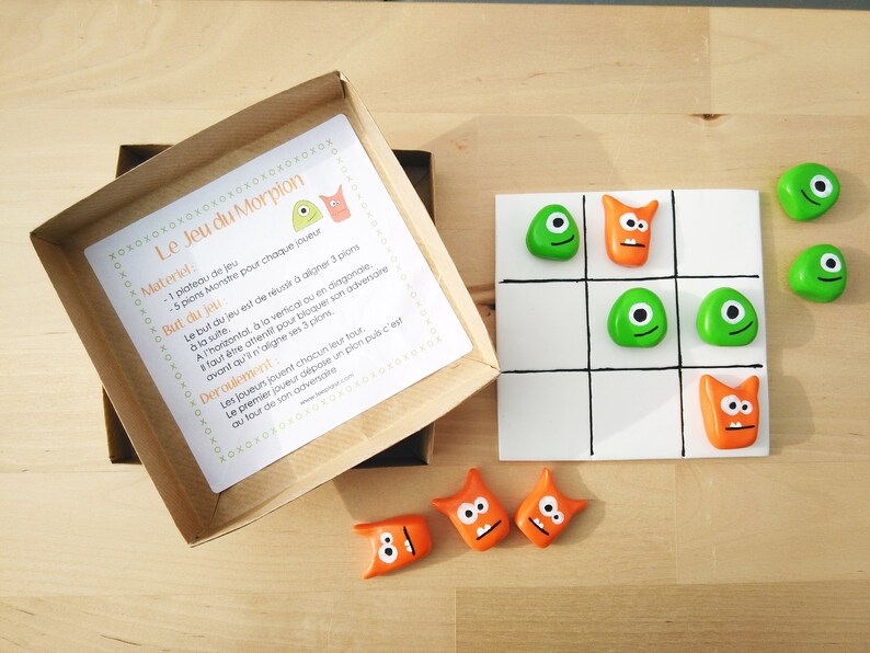 Jeu du Morpion. Jeu de société pour enfants. Jeu de voyage. | Etsy