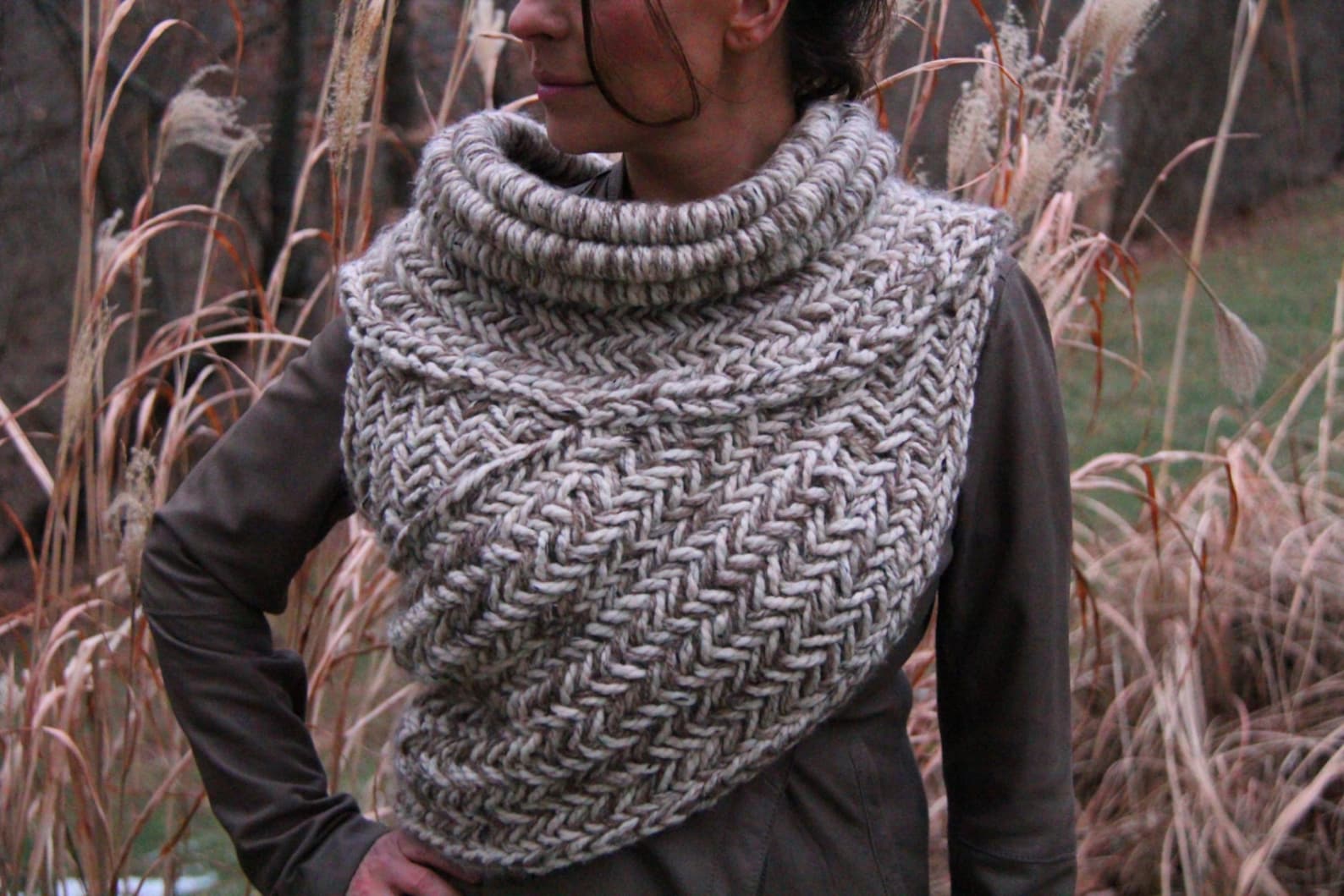 Archer Cowl KNITTING PATTERN TUTORIAL All Adult Sizes and Colors - Post ...