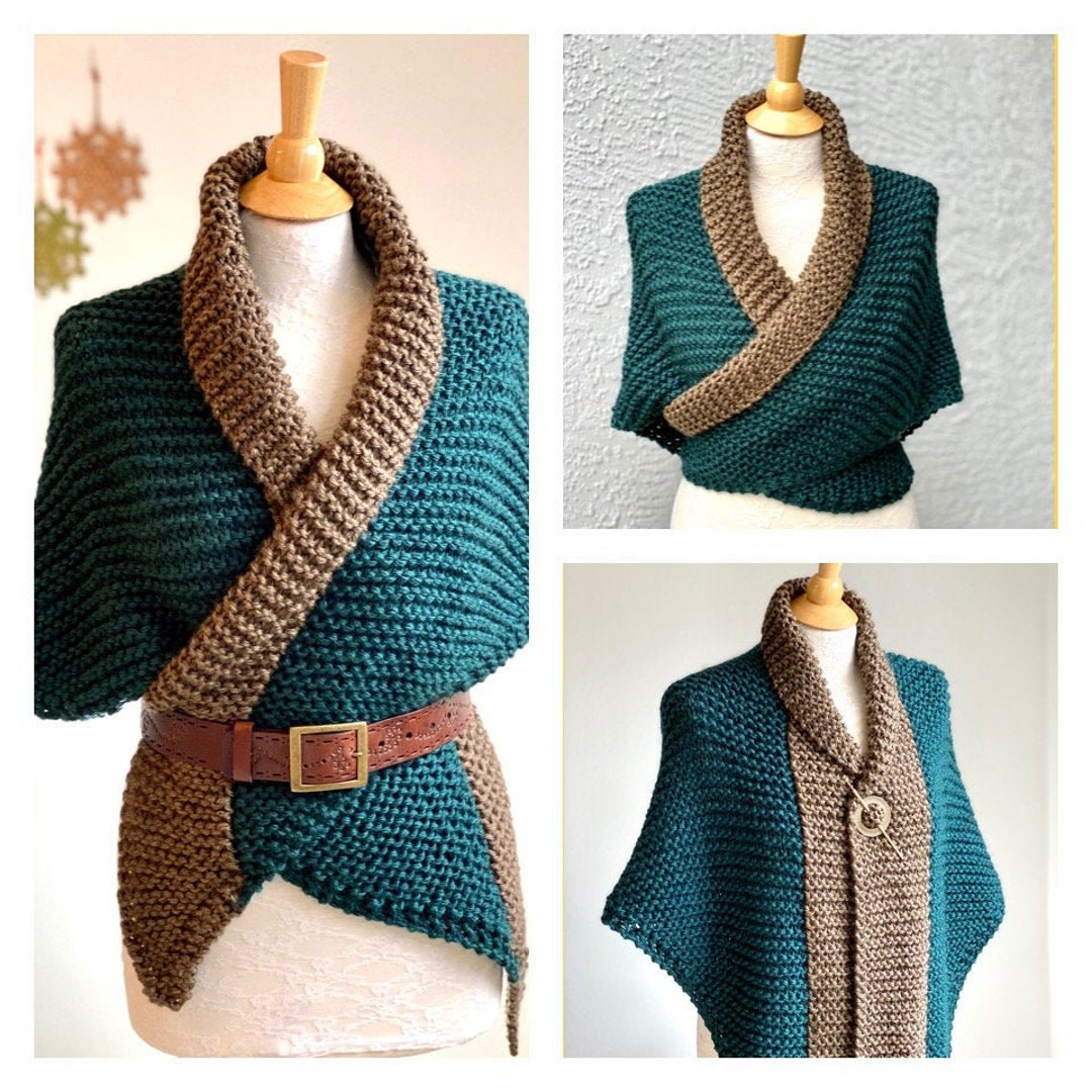 Outlander Claires Shawl, Shoulder Sweater Wrap, Hand Knitted Shawl ...