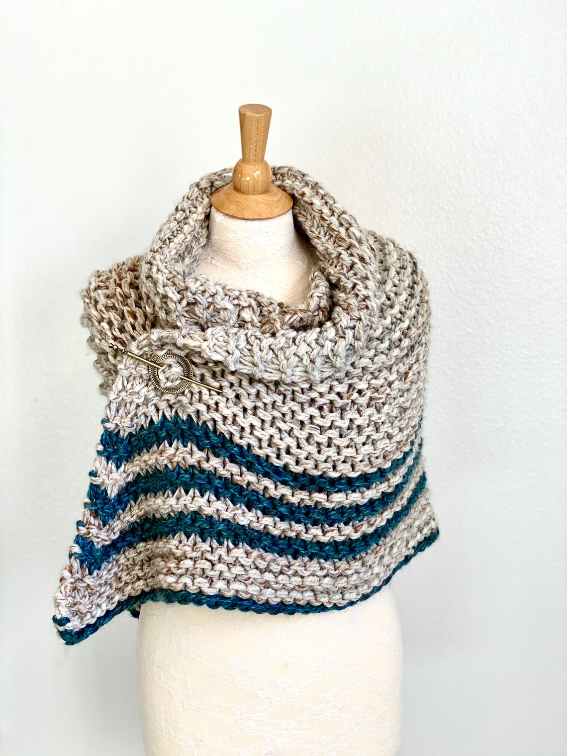 Outlander Inspired Shawl Shoulder Wrap Chunky Scarf Neck | Etsy