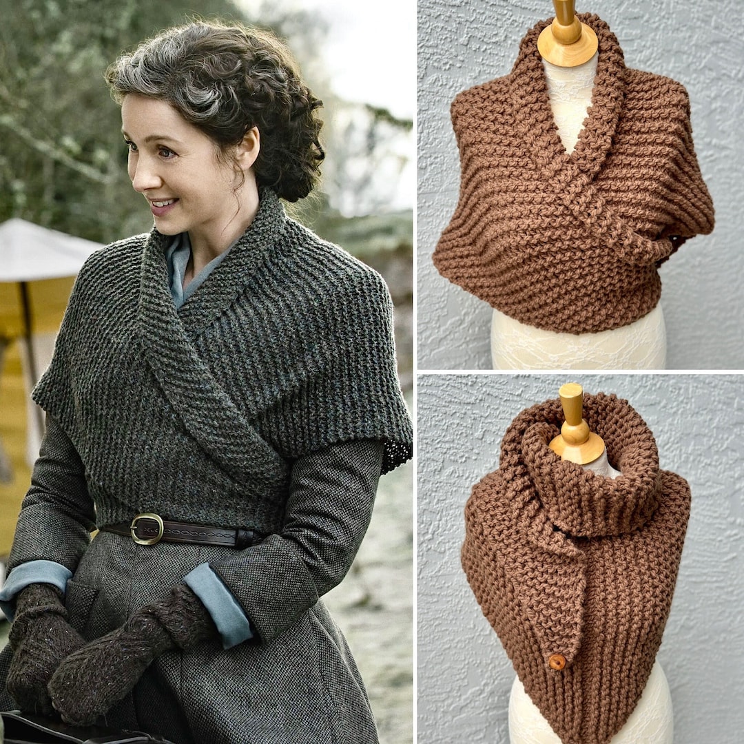 Outlander Shawl, Triangle Sweater Wrap, Scarf for Women, Shoulder ...