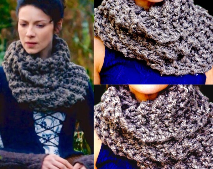 Outlander Cowl: Knitting Pattern for Claire's Chunky Scarf - Etsy Canada