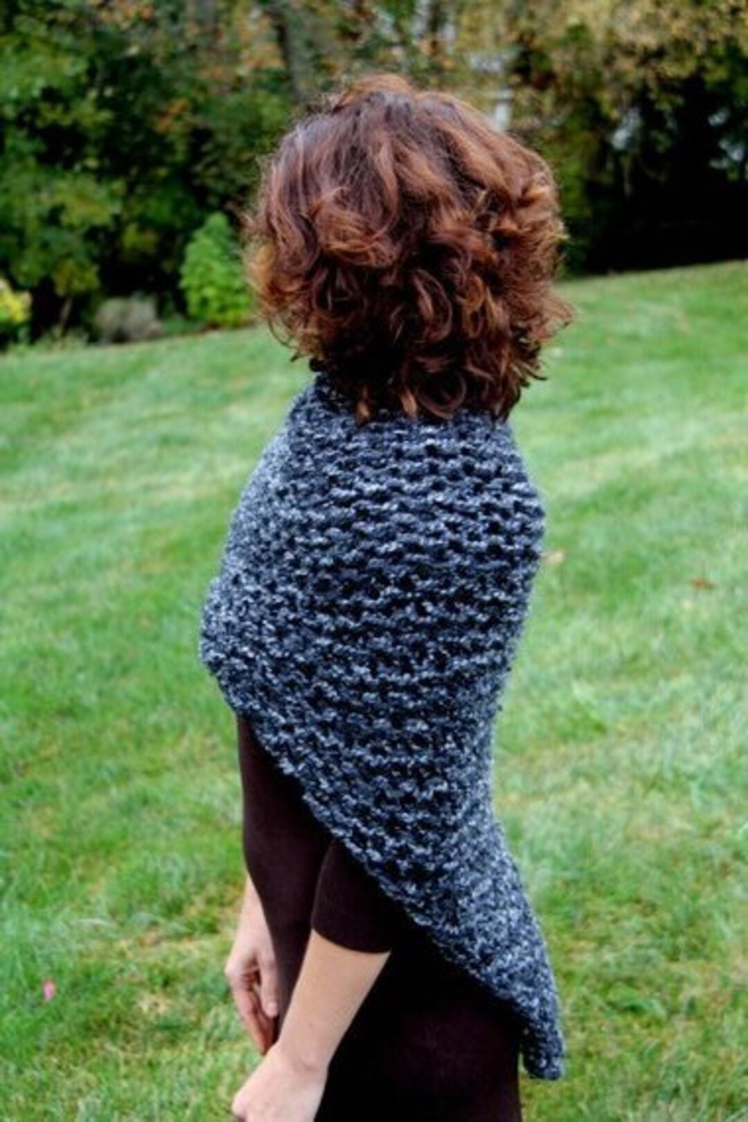 Outlander Shawl, Sweater Wrap, Cowl, Neck Warmer for Women, Chunky Knit ...