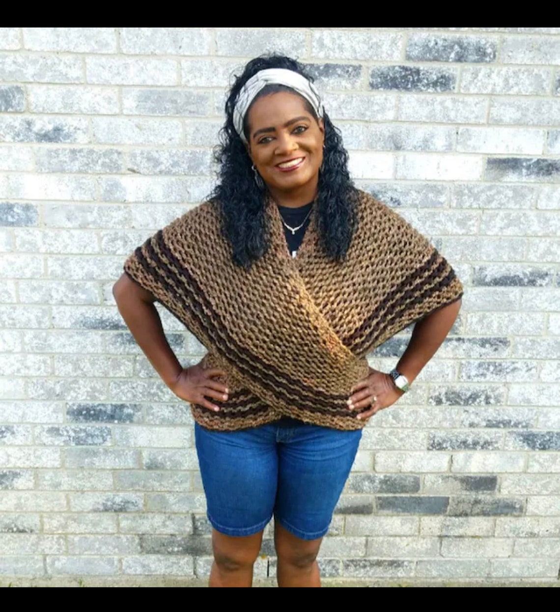 Outlander Inspired Shawl, Triangle Wrap, Chunky Knit Scarf, Shoulder ...