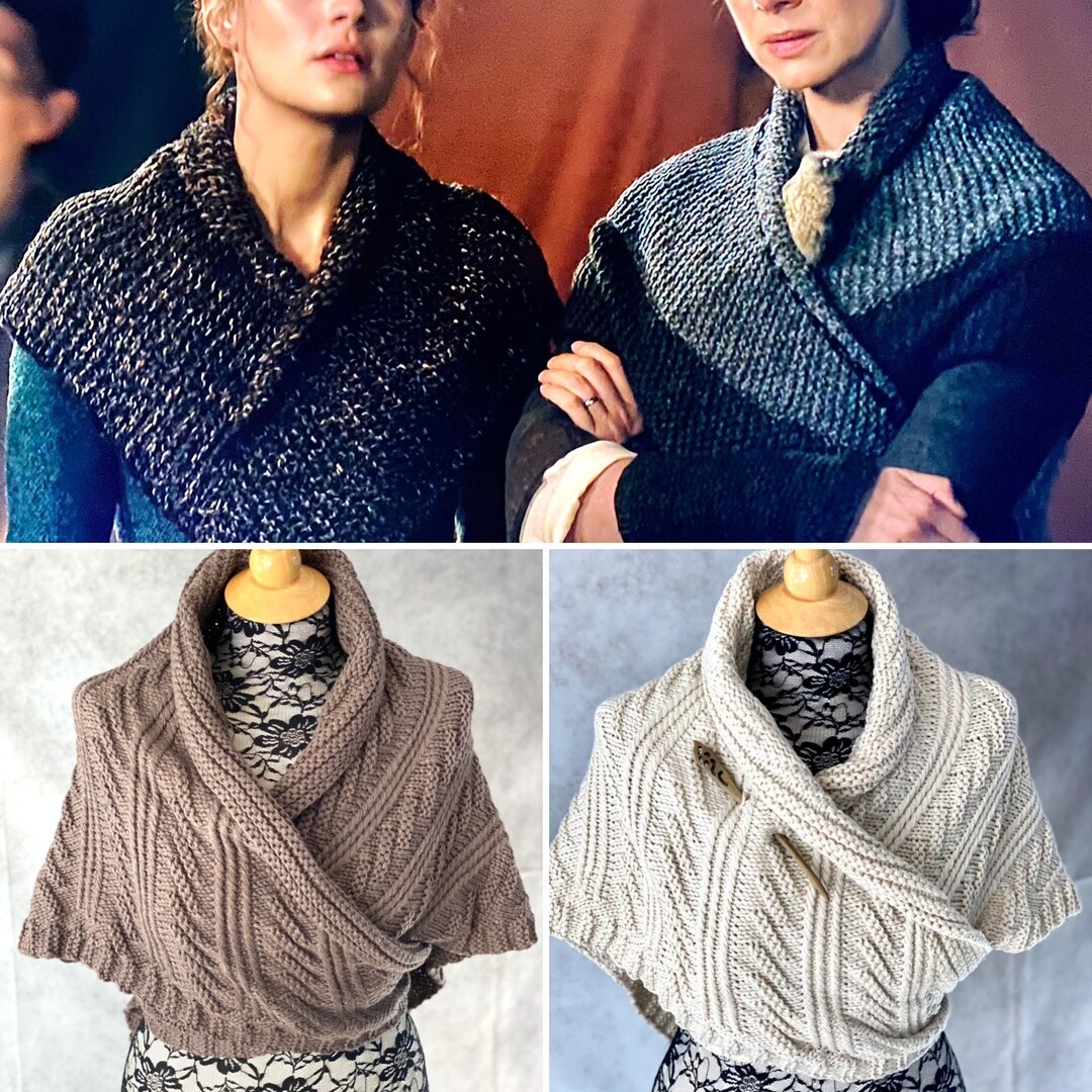 SHIPS TODAY! Highlands Shawl, Cowl, Large Wrap, Fits Sizes XS-S-M ...
