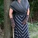 Outlander Inspired Shawl, Triangle Shoulder Wrap, Chunky Hand Knit ...