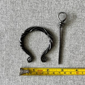 Highlands Medieval Shawl Pin, Metal Bronze or Silver Tone Pin With a ...