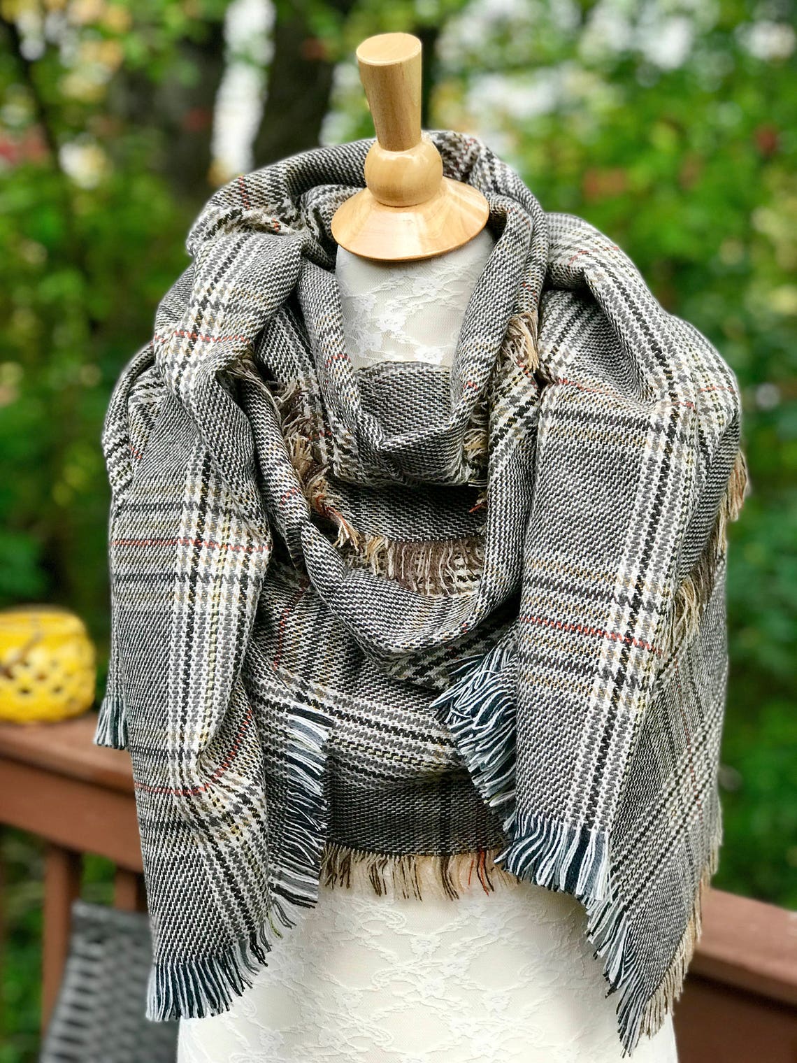 Outlander Claire's Plaid Scarf Shawl Tartan Shawl for - Etsy