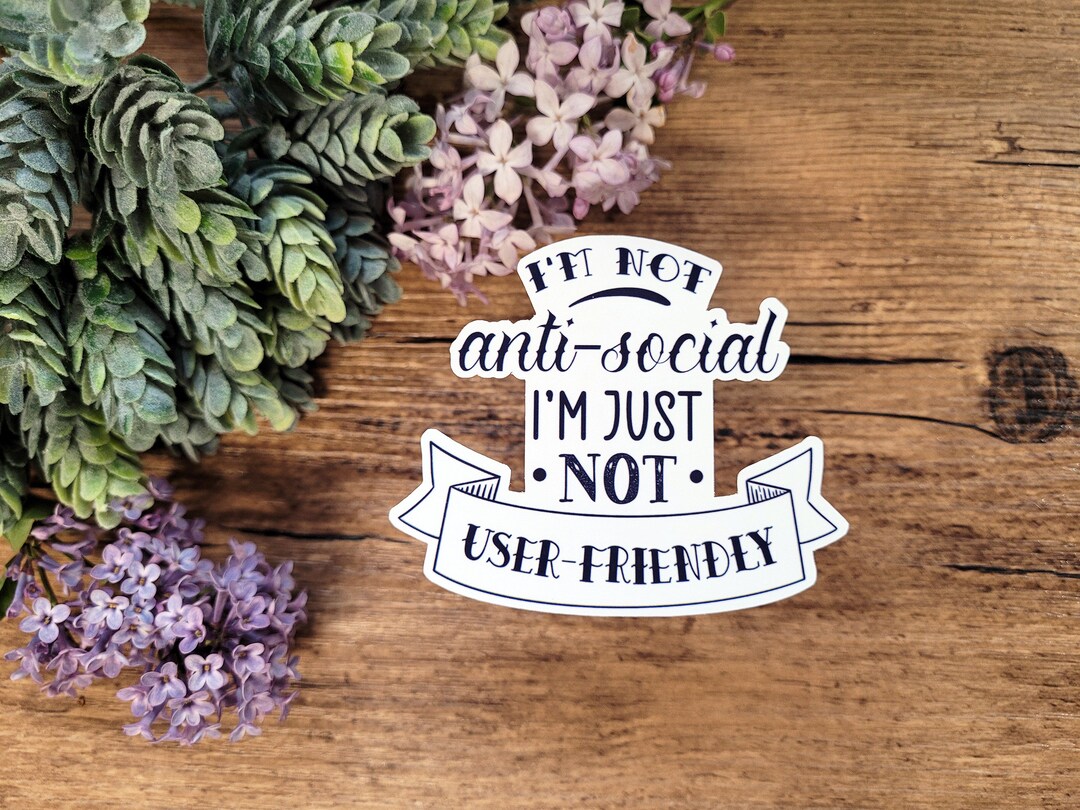 Not User-friendly Sticker - Etsy