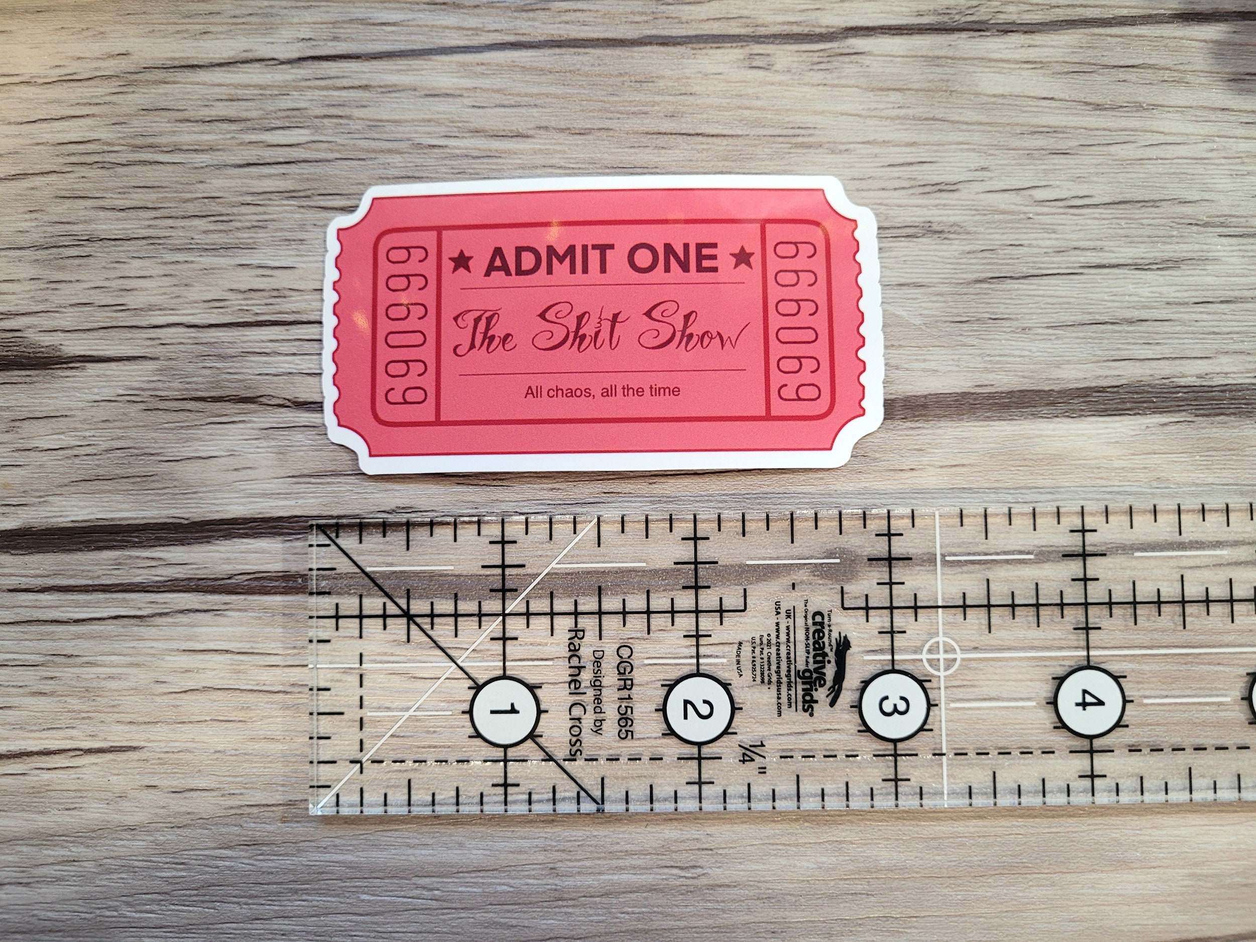 Welcome to the Shit Show Ticket Sticker - Etsy