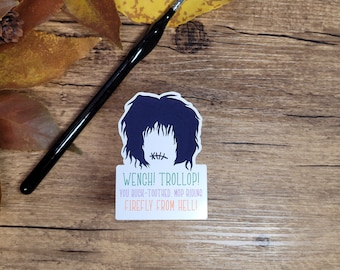 Billy Butcherson and Binx Sticker, Hocus Pocus, Halloween, 90s, Black ...