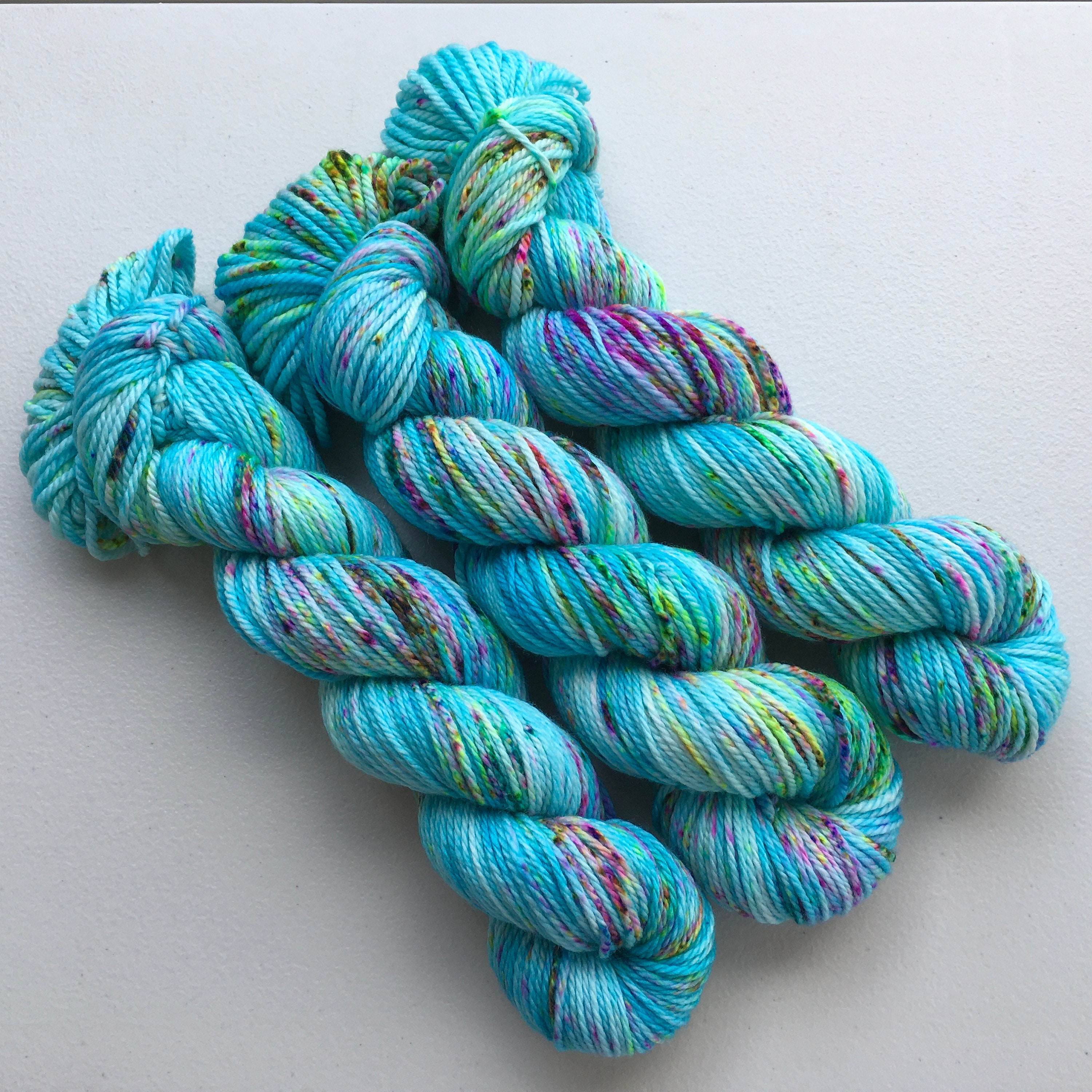 Lightning Rainbow Hand Dyed Yarn - Etsy UK